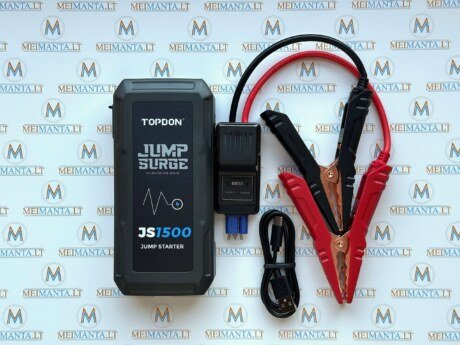 Automobilio užvedėjas (paleidėjas) Topdon Jump Surge JS2000 PRO, 2500A ...